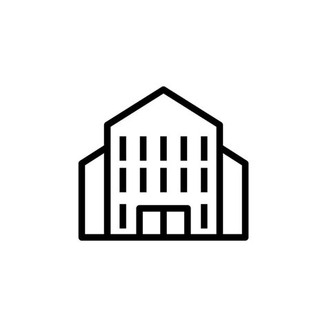 Edificio Vector Icono Ilustración 23013923 Vector En Vecteezy