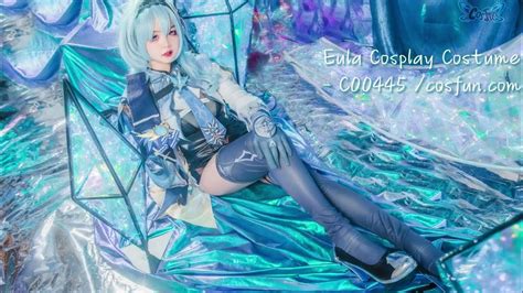Genshin Impact Eula Lawrence Cosplay Costume Youtube