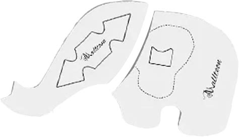Stuffed Elephant Template For Sewing Memory Elephant