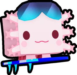 Jelly Values Rainbow Surfboard Axolotl