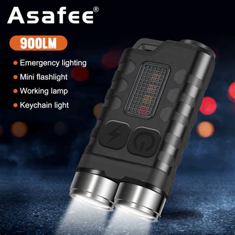 Asafee V3 Porable Mini Double Headed Small Flashlight 900lm Ip65