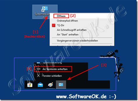 Öffnen der Windows 10 11 Systemsteuerung und auf klassisch umstellen