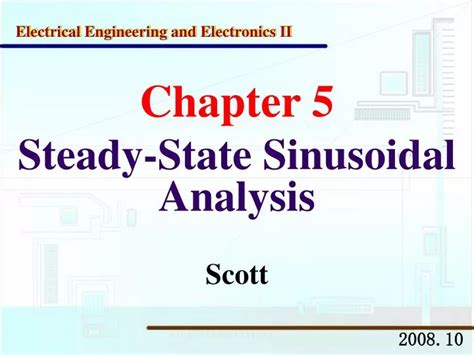 Ppt Chapter 5 Steady State Sinusoidal Analysis Powerpoint