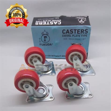 Jual Roda Castor Hidup Nilon Nylon Etalase Troly Inch Roda Casters Hidup Pcs Shopee Indonesia