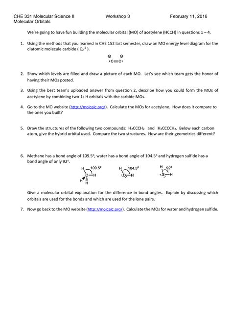 Assignment 3 Molecular Orbitals Warning Tt Undefined Function 22 Warning Tt Undefined