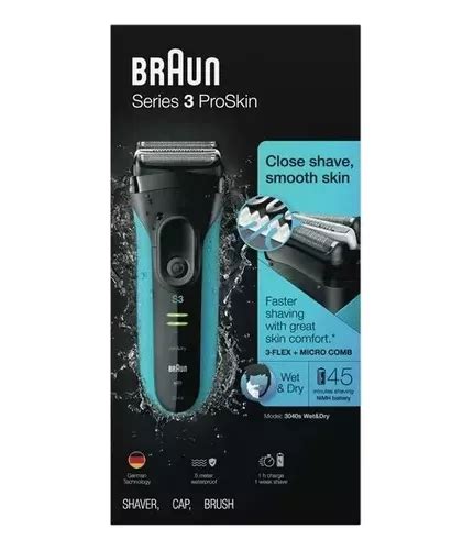 Braun Series 3 Afeitadora Eléctrica Para Hombres Recargable Meses sin