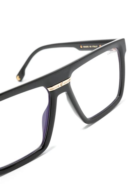 Carrera Rectangle Frame Glasses Black Farfetch