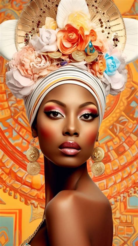 Created By Marinaimagery Portrait Design Diamond Painting African Women