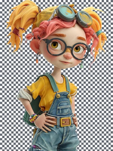 Premium Psd Beautiful Miriam Pataki Hey Arnold Isolated On
