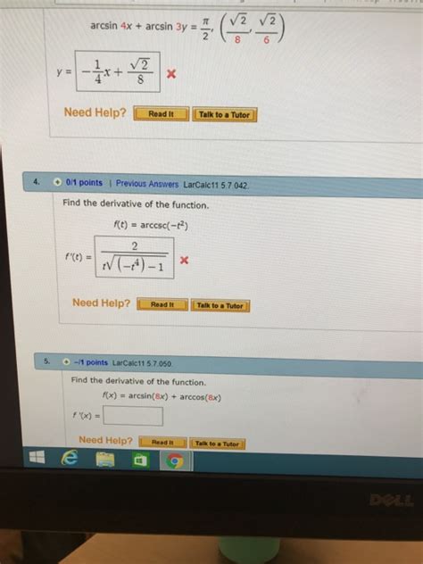 solved arcsin 4x arcsin 3y 2 need help readtak t
