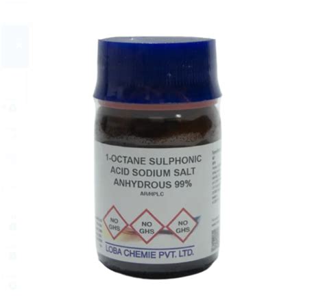 Ácido 1 Octano Sulfónico Sal Sódica Anhidra 99 AR HPLC 25G con