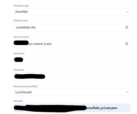 Connecting To Snowflake Get Help Metabase Discussion