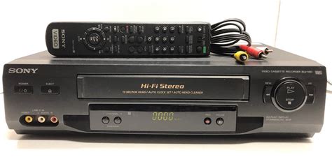Sony Slv N51 Hi Fi Stereo Vhs Vcr Player Vhs Player With Remote Av
