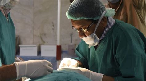 Mp Doctor Performs Post Mortem In Open After Cow Dies Inside Mortuary