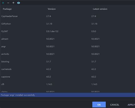 Angr angr Window 설치 및 Pycharm 설정