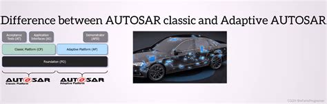 Difference Between Autosar Classic And Adaptive Autosar Csdn博客