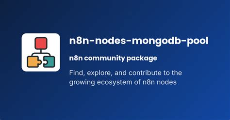 N8n Nodes Mongodb Pool N8n Community Package Ncnodes