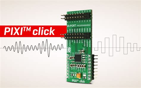 Pixi™ Click Mixed Signal Data Converter Mikroelektronika