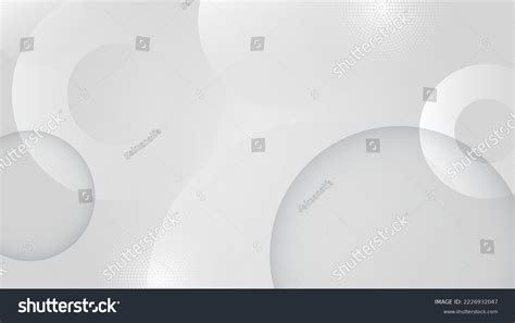Abstract White Geometric Shape Futuristic Concept Stock Vector Royalty Free 2226932047