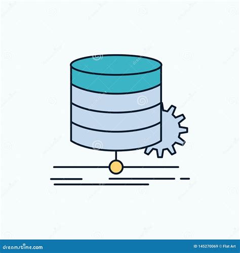 Algorithm Chart Data Diagram Flow Flat Icon Green And Yellow Sign And Symbols For Website