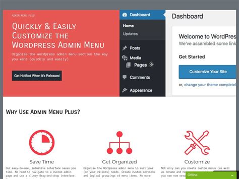Quickly And Easily Customize The Wordpress Admin Menu With Admin Menu