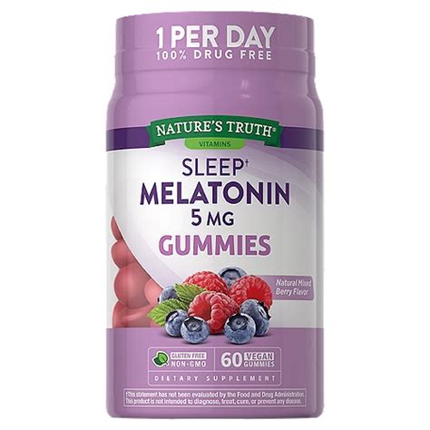 Nt Melatonin 5mg 60 Gummies Shoprite