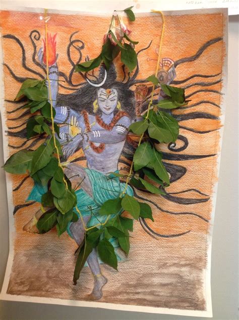 Lord Shiva With Vilvam Devin Art Shiva Art Shiva