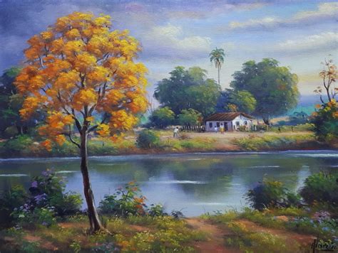 Pin De Ru Bia Em Pinturas Lindas Paisagens Pintura Em Telas Paisagem