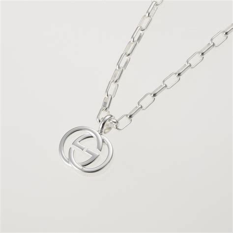 グッチ Gucci ネックレス インターロッキングgペンダント 295710 J8400 8106【fithouse Online Shop