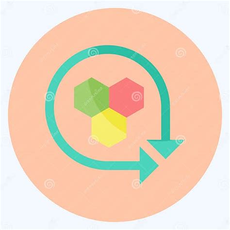 Icon Modeling Api Suitable For Data Analytics Symbol Flat Style