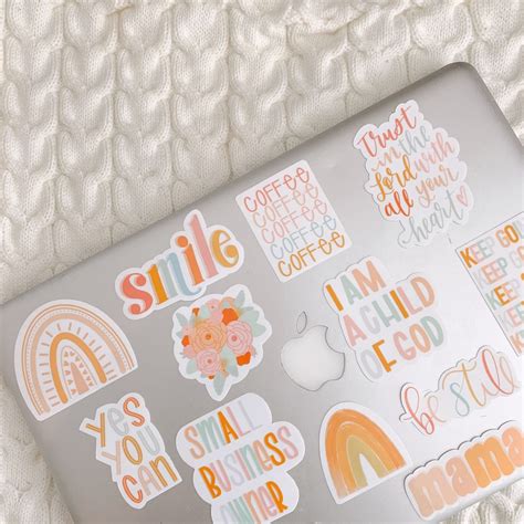 Aesthetic Laptop Stickers Sticker Design Inspiration Macbook Case
