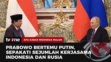 Prabowo dan Vladimir Putin Membahas Kerjasama di Bidang Militer ...