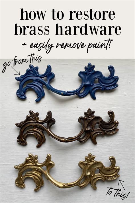 How To Restore Brass Hardware