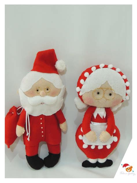 Casal De Papai Noel E Mamãe Noel Elo7 Produtos Especiais
