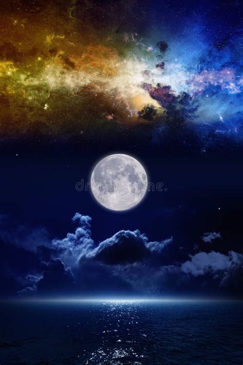 Full Moon Stock Image Image Of Astronomical Horizon 50850423