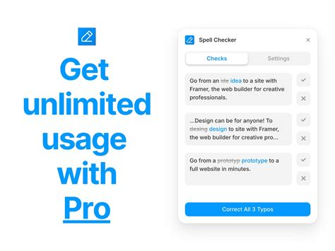 Spell Checker — Framer Marketplace