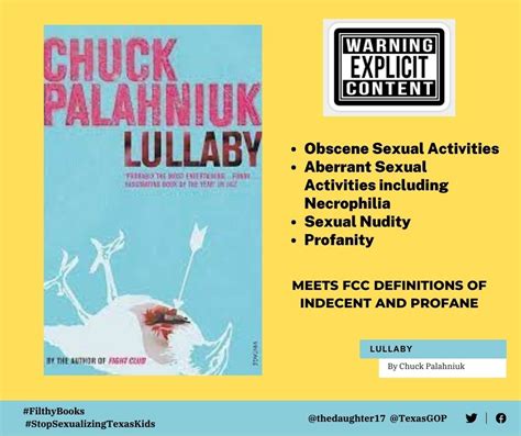 37th Filthybooks Example Lullaby By Chuck Palahniuk Extremely