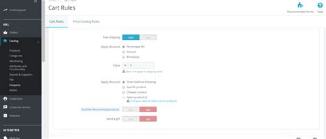 Prestashop Validation Error On Using Voucher In Cart Issue