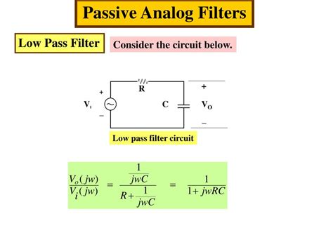PPT Introduction To Analog Filters PowerPoint Presentation Free Download ID