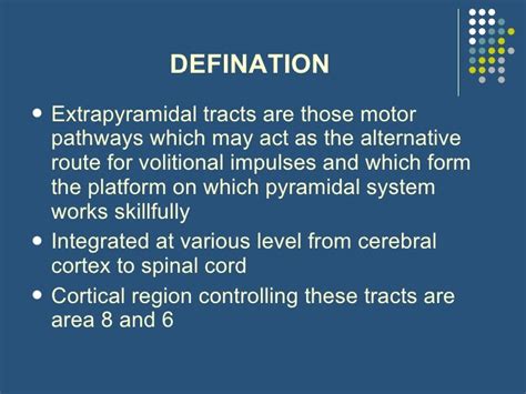Extrapyramidal Tracts And Disorders
