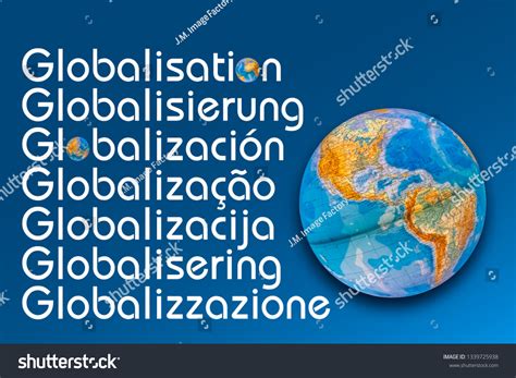 Word Globalisation Written Many Different Languages Stock Illustration 1339725938 Shutterstock