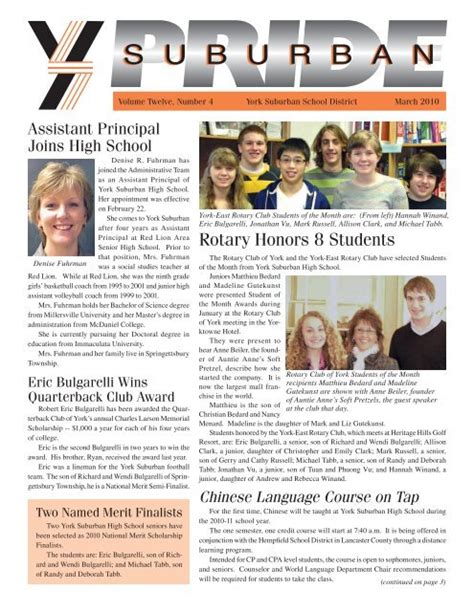 Rotary Honors 8 Students