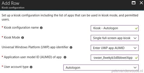 All About Microsoft Intune Single Full Screen Kiosk Browser App In Kiosk Mode