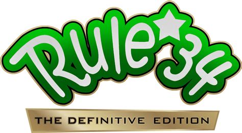 Rule 34 The Definitive Edition Logo By Shadicalthehedgehog On Deviantart