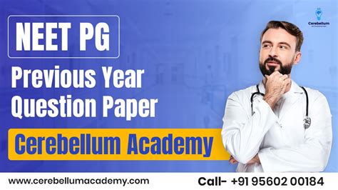 Neet Pg Previous Year Question Paper Cerebellum Academy