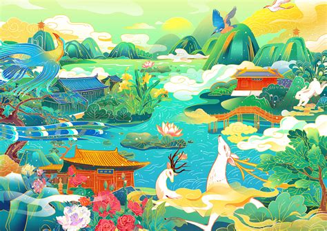 seasons garden on Behance