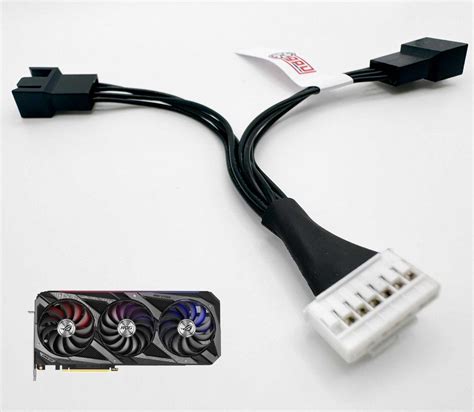 Asus Rtx 3060 3070 3080 3090 Ti Strix 7 Pin Pwm Adapter Deshroud Cable