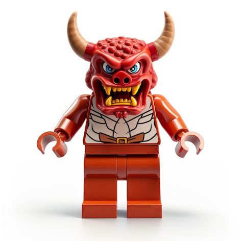 Premium Photo Intense Energy The Lego Devil Model Inspired By Frank Cho