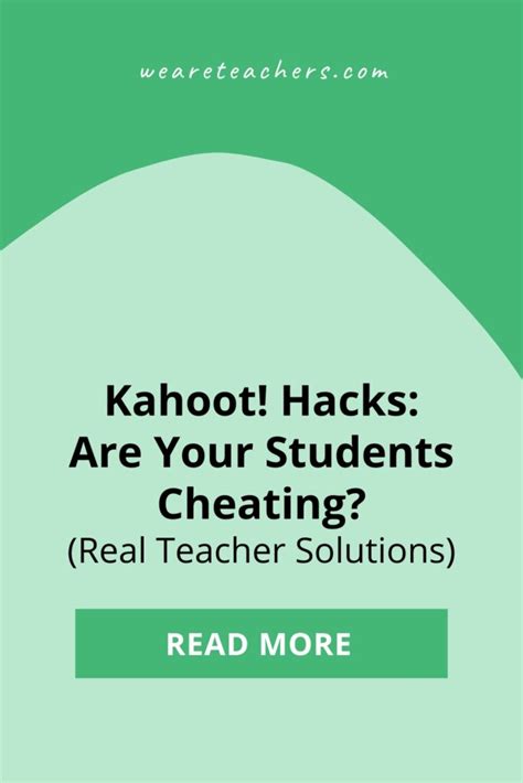 Kahoot Hacks Are Babes Cheating Real Teacher Solutions