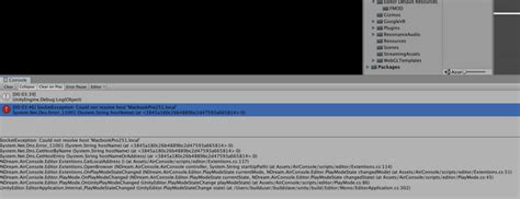 Troubleshooting Socketexception W Unity Rairconsole